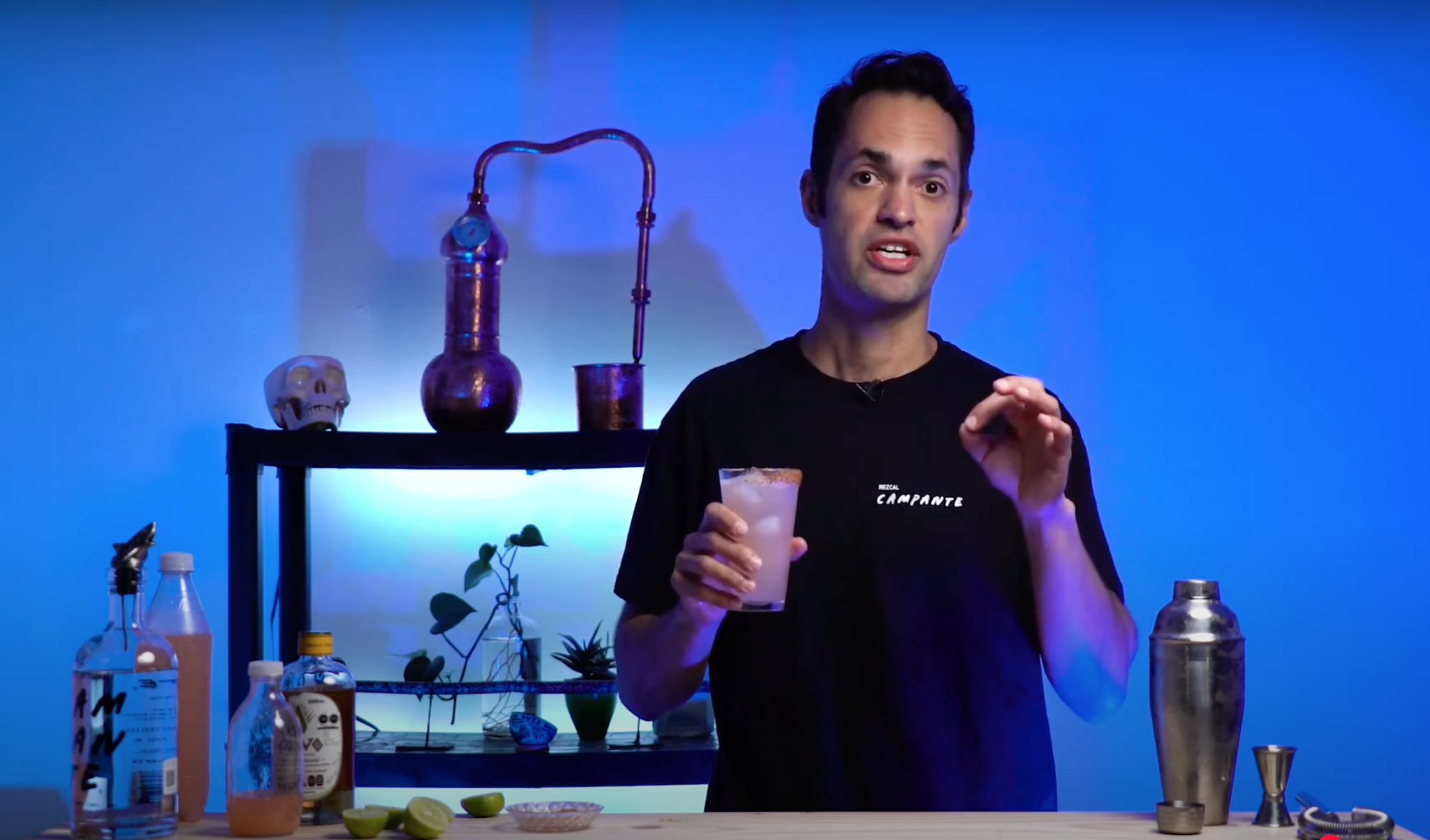 Mezcal Cocktail Recipe: Pink Paloma with Mezcal Campante - Mezcal Buzz